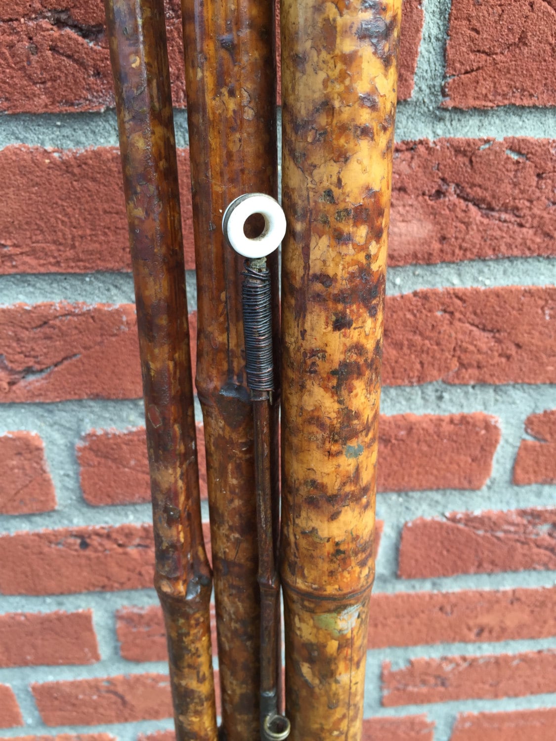 Antique 4 Pieces Bamboo Fishing Pole - Etsy