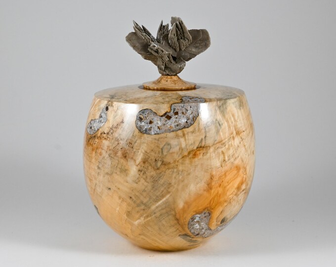 Extra Large Handmade Wooden Urn Made of Maple Burl (300 C.i) - Etsy