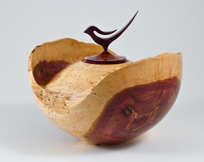 Large Handmade Wooden Urn Made of Juniper Berry (150 C.i.) - Etsy