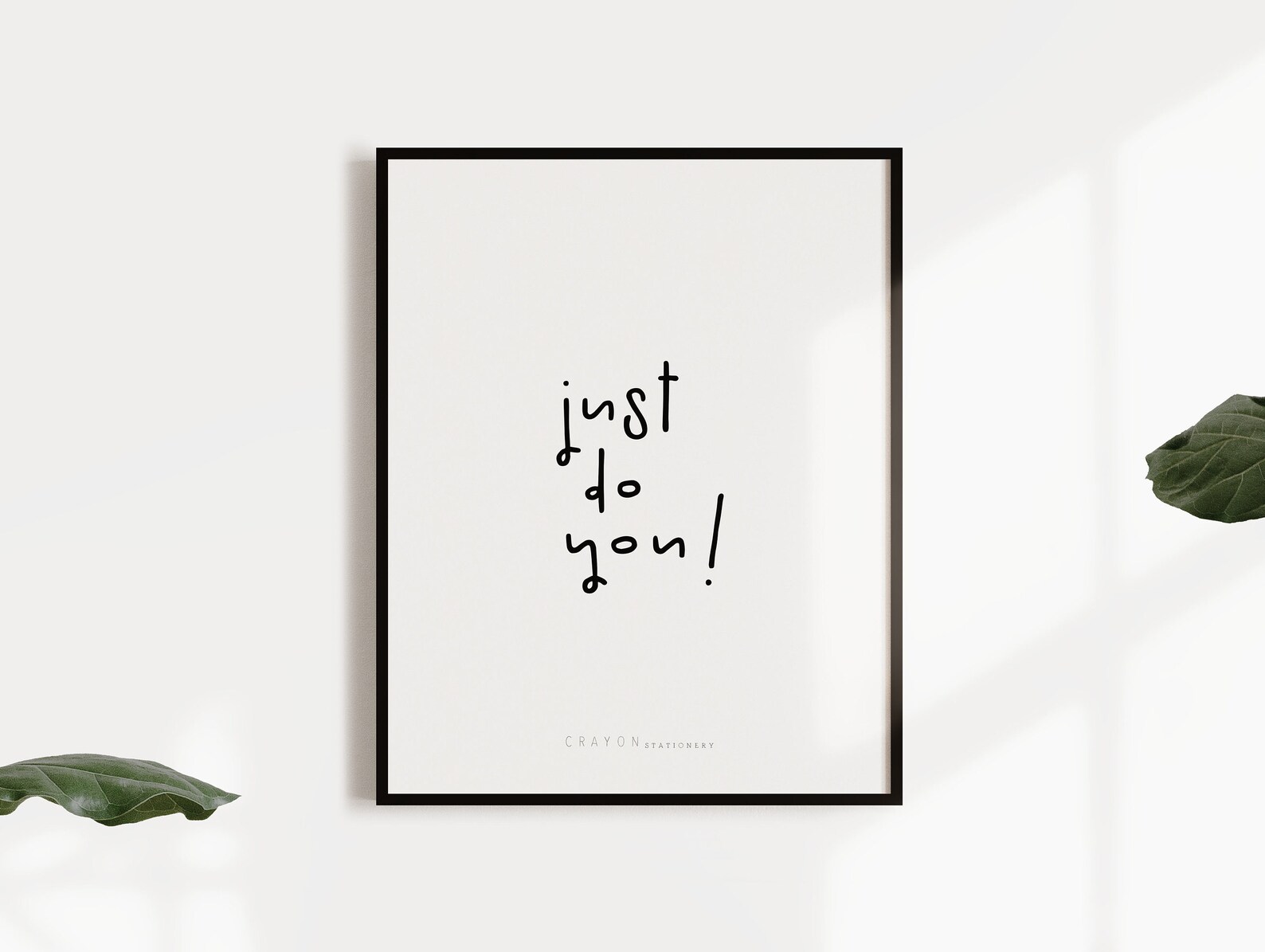 Wall Decor Art Prints Just Do You Print Positive Quotes | Etsy