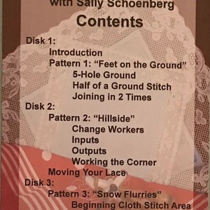 Learn Flanders Bobbin Lace W/ Sally Schoenberg W/ Instructions Like ...