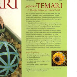 Japanese Temari by Barbara Suess. A Needle Lace Technique Book W/many ...