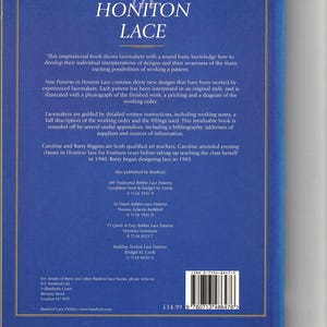 OOP New Patterns in Honiton Lace, Bobbin Lace Book by Caroline & Barry ...