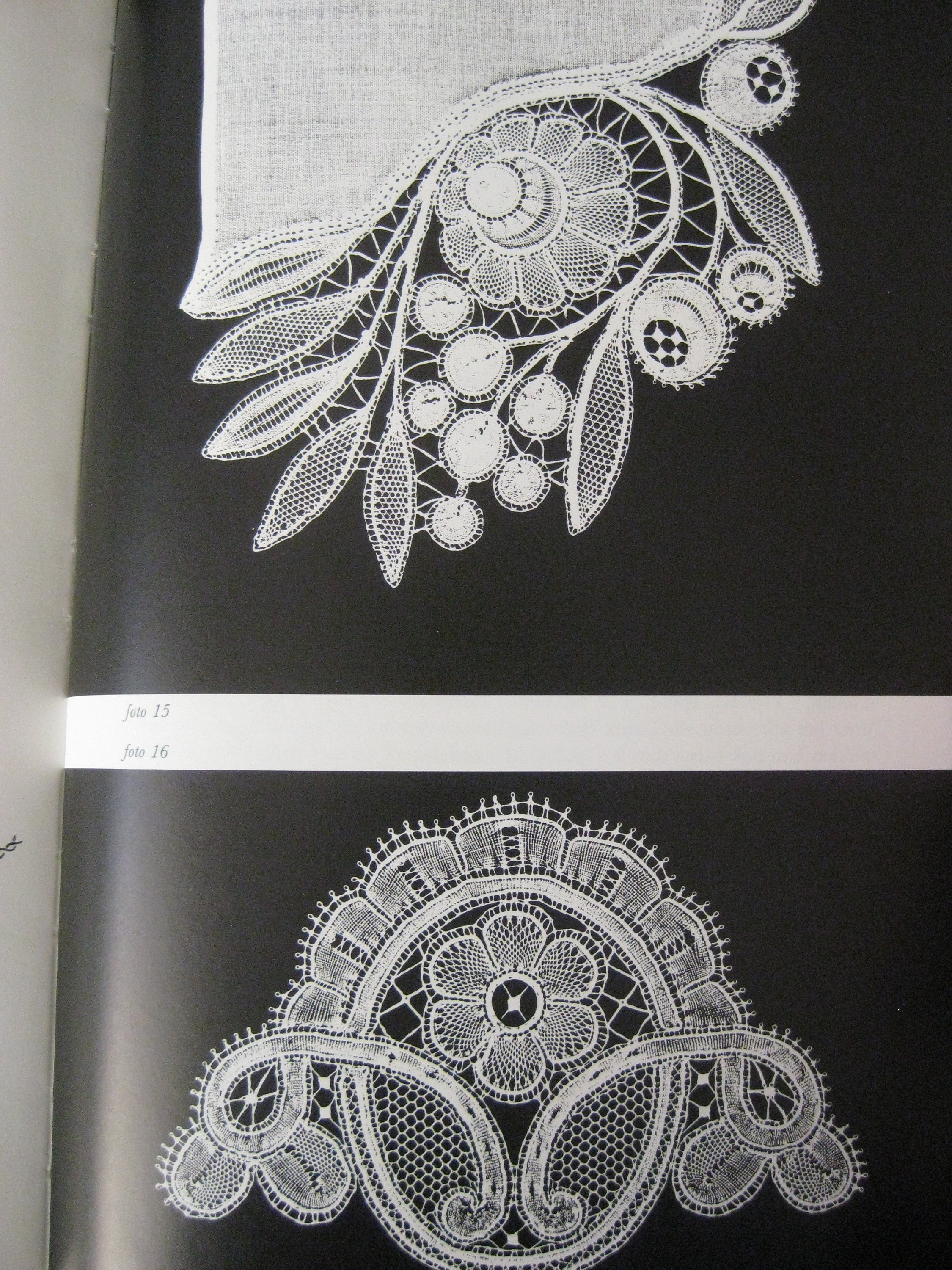 Duchesse- Kant Bobbin Lace Book From Belgium. Lovely Mid 19th Century ...