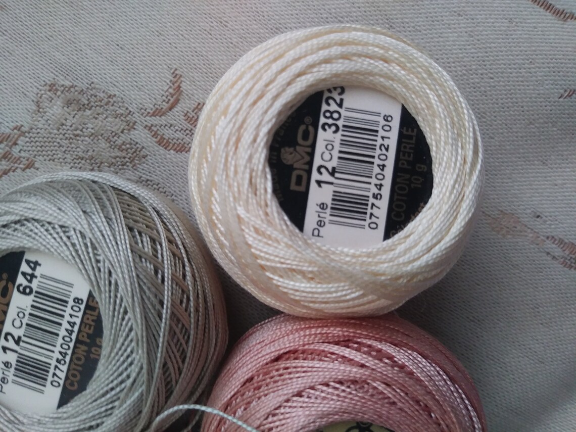 DMC 12 Pearl Cotton Thread Size 12 Pick Your Color and Your | Etsy