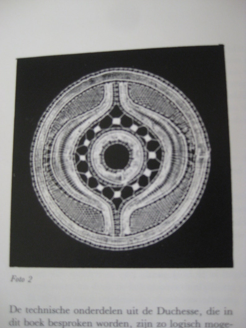 Duchesse- Kant Bobbin Lace Book From Belgium. Lovely Mid 19th Century ...