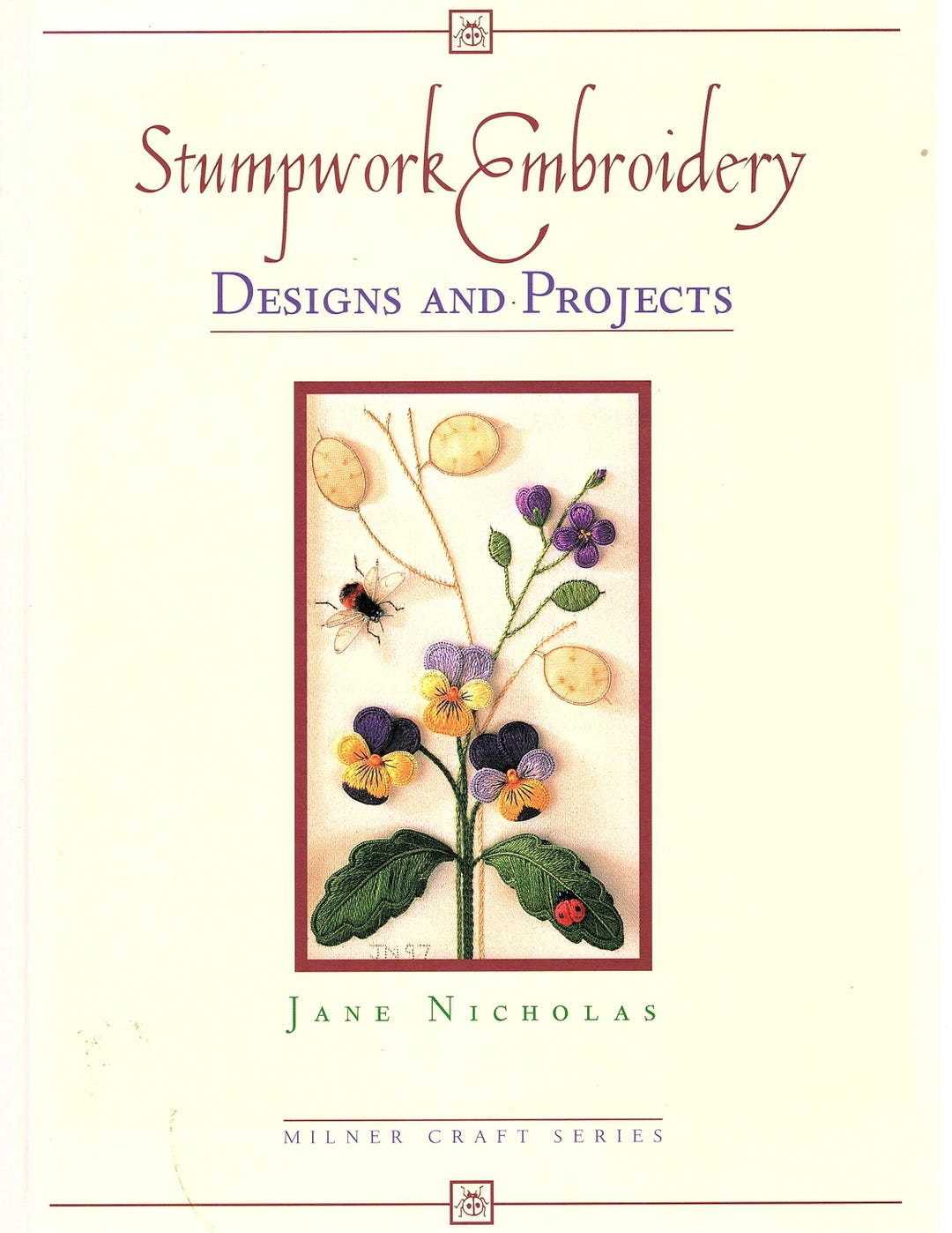 RARE Book-stumpwork Embroidery - Designs and Projects by Jane Nicholas ...