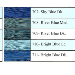 Lizbeth Group 1 -40 Tatting & Bobbin Lace Cotton Threads, Cordonnet 6 ...