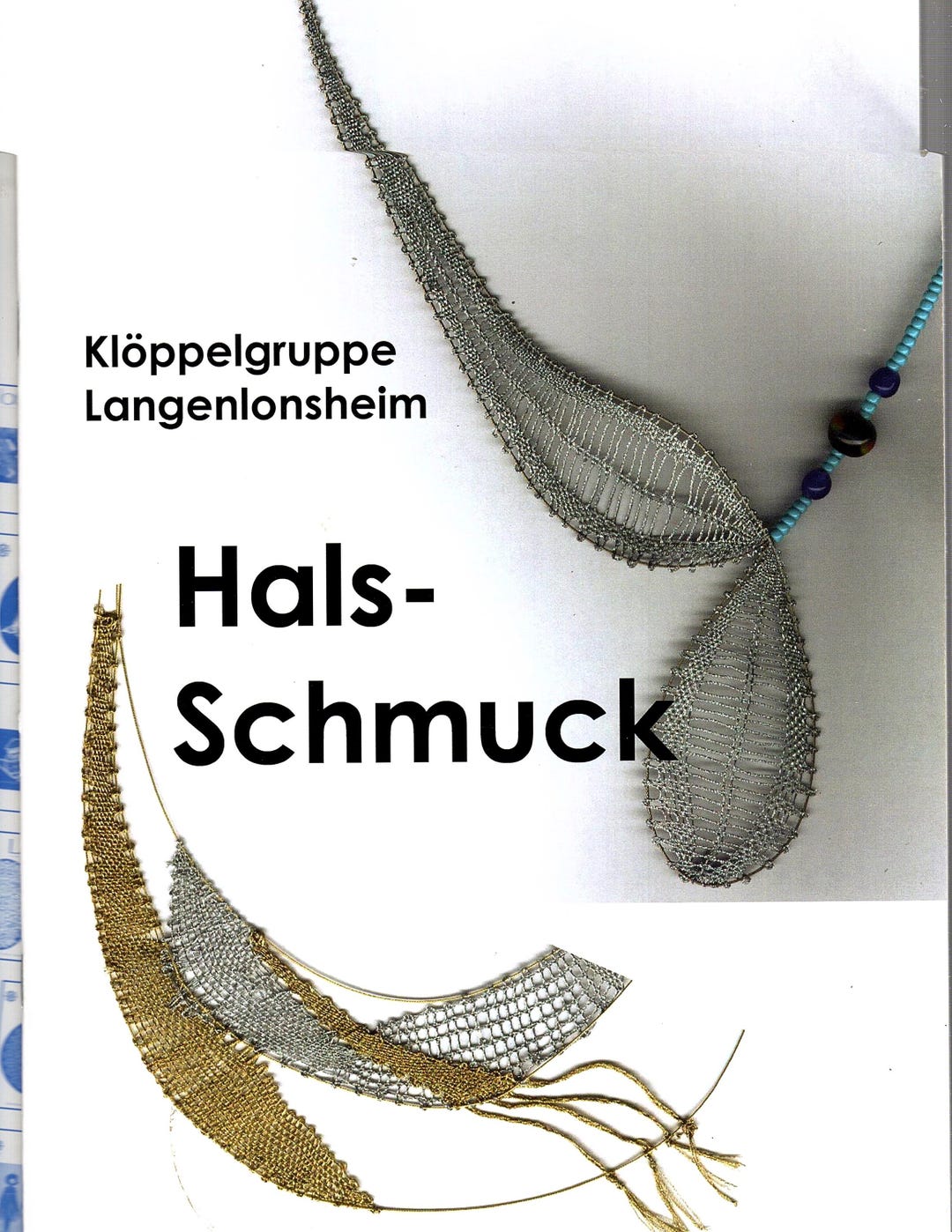 NEW Bobbin Lace Jewelry - Hal-schmuck Book W/ Langenlonsheim Lace Group ...