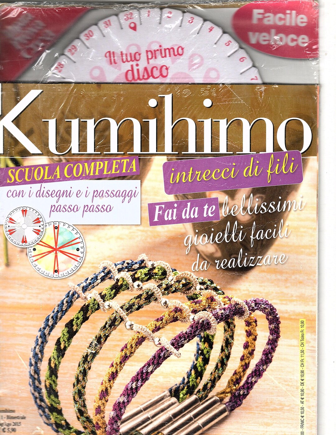 Kumihimo Disc and Pattern Book, Italian With Instructions. Listed as ...