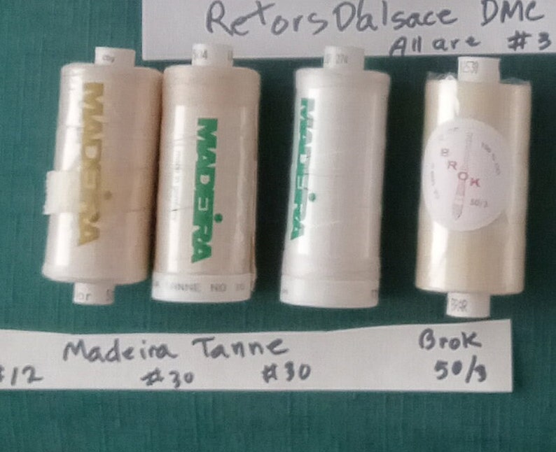 Close OUT DMC Retors D'alsace Colors, DMC Broder Machine Black 30 ...