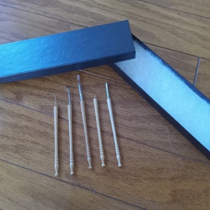 TOOL SET for Bobbin Lace Making. Set of 5 or 6 W/ Pin Pusher & - Etsy