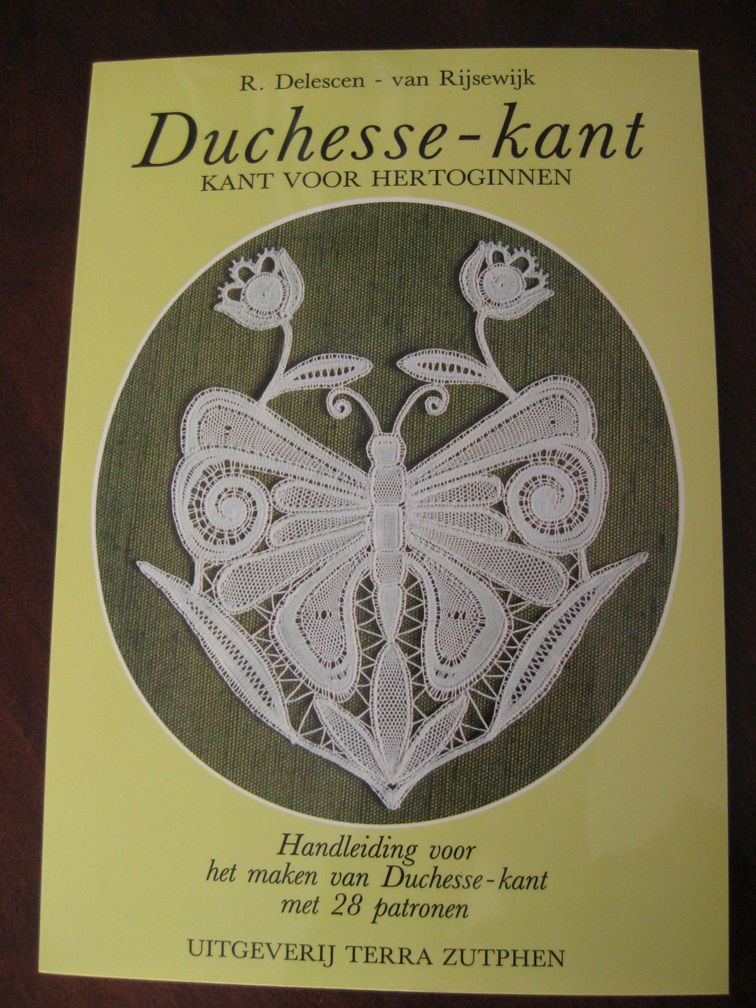 Duchesse- Kant Bobbin Lace Book From Belgium. Lovely Mid 19th Century ...