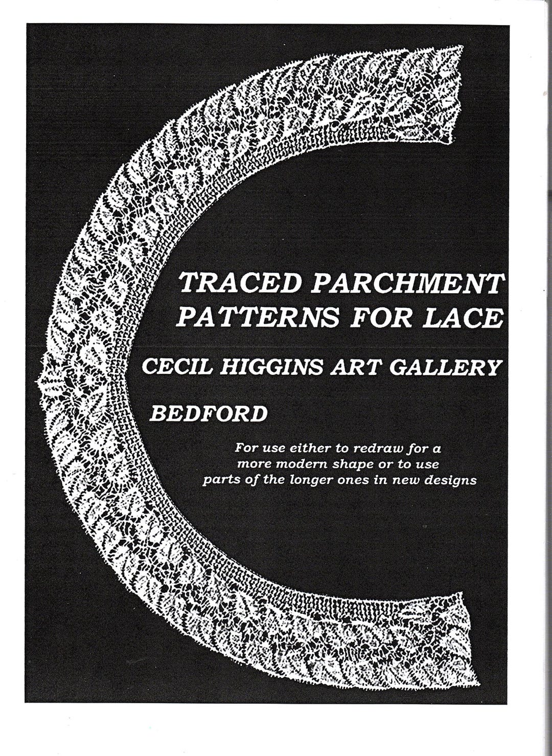Traced Parchment Patterns for Lace - Cecil Higgins Art Gallery Bedford ...