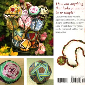 Japanese Temari by Barbara Suess. A Needle Lace Technique Book W/many ...