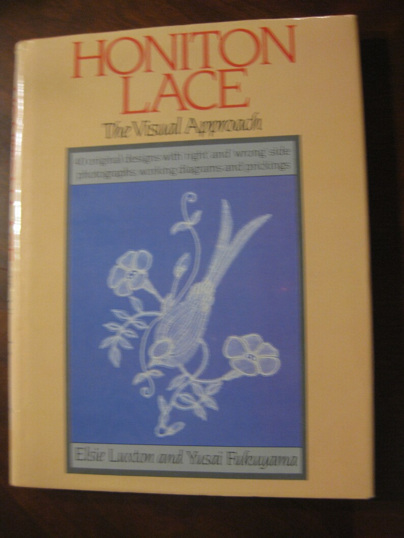 RARE OOP Honiton: the Visual Approach, Bobbin Lace Book by Elsie Luxton ...