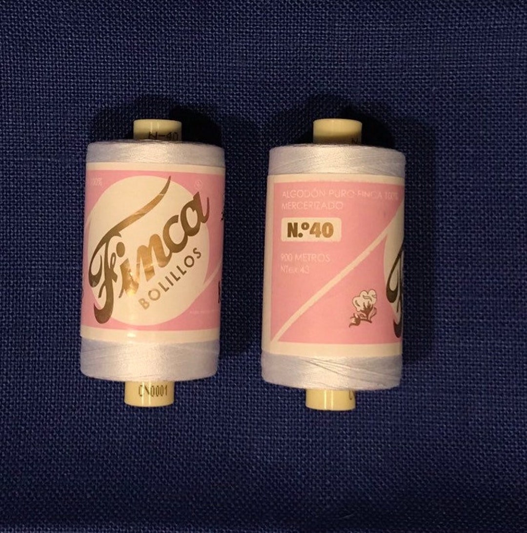 Close Out Finca Lace Threads Size 30, 40, 80, 100 in Ecru & White ...