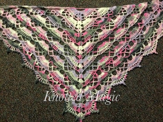 FREEDOM SHAWL PDF Pattern Hippie Shawl Boho Shawl Crochet | Etsy