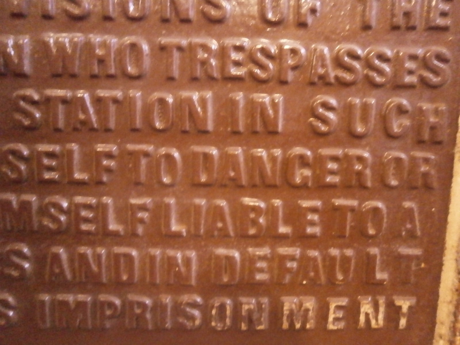 Great Western Railway GWR Cast Iron Notice Original Sign - Etsy UK