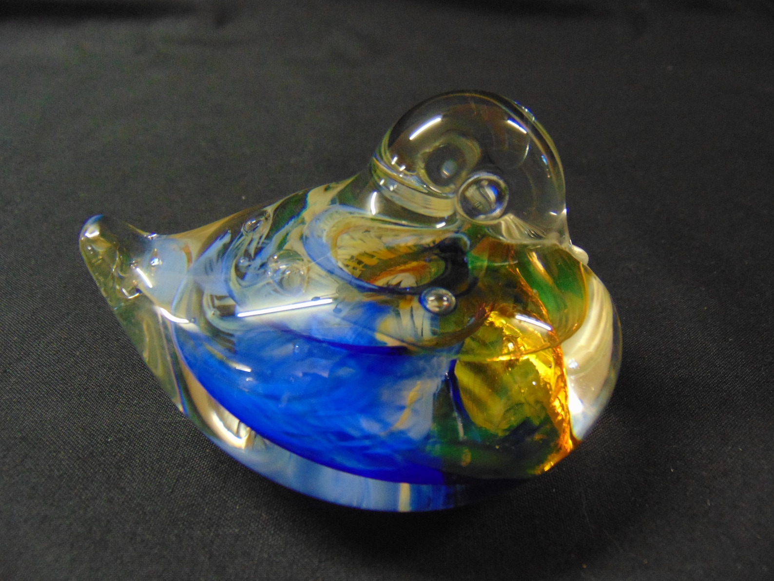 Handmade in Scotland, Vintage Selkirk Glass Bird Paperweight - Etsy UK