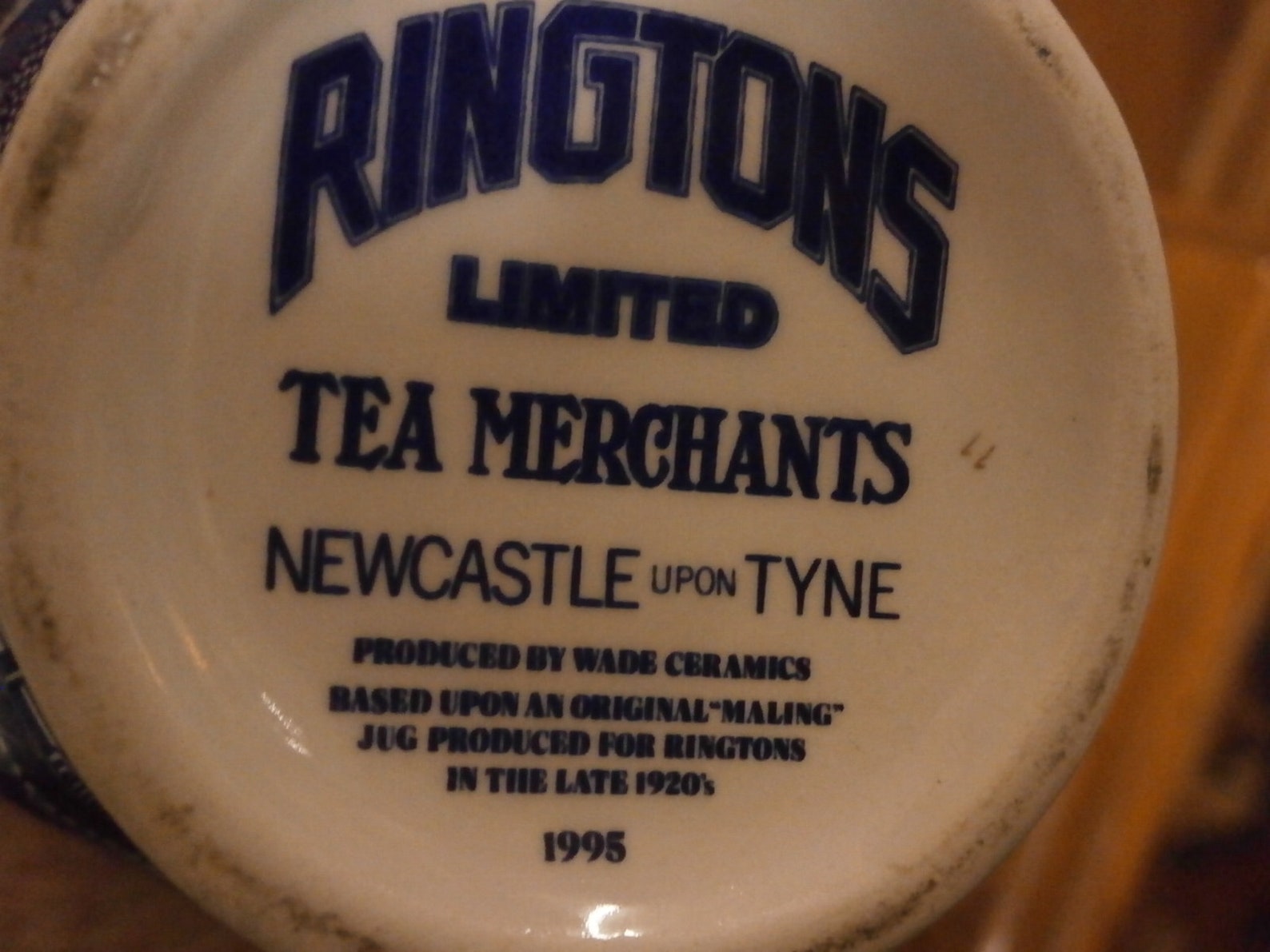 Ringtons Teas Coffee/water/tea Pot by Wade Vintage - Etsy