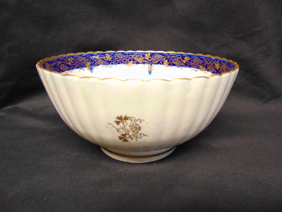 Caughley Porcelain Fluted Bowl Circa 1791-1793 - Etsy