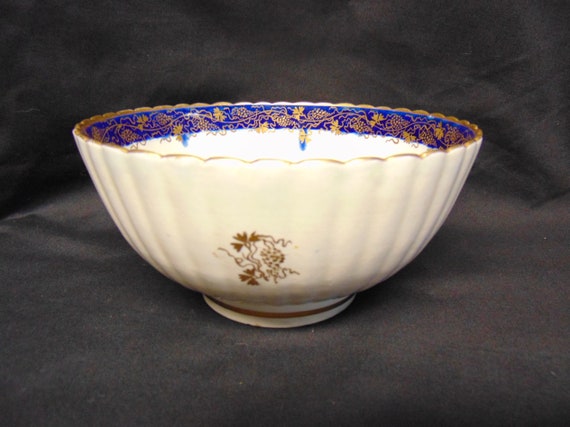Caughley Porcelain Fluted Bowl Circa 1791-1793 | Etsy