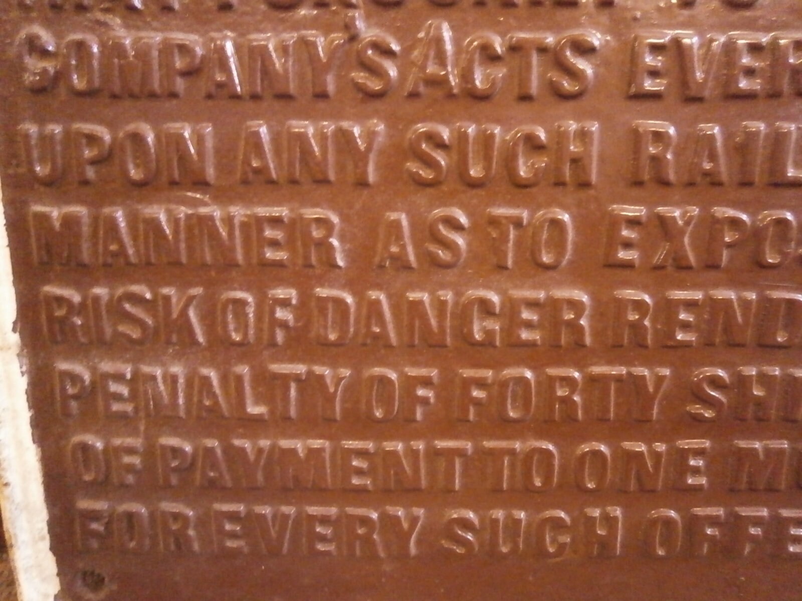 Great Western Railway GWR Cast Iron Notice Original Sign - Etsy UK