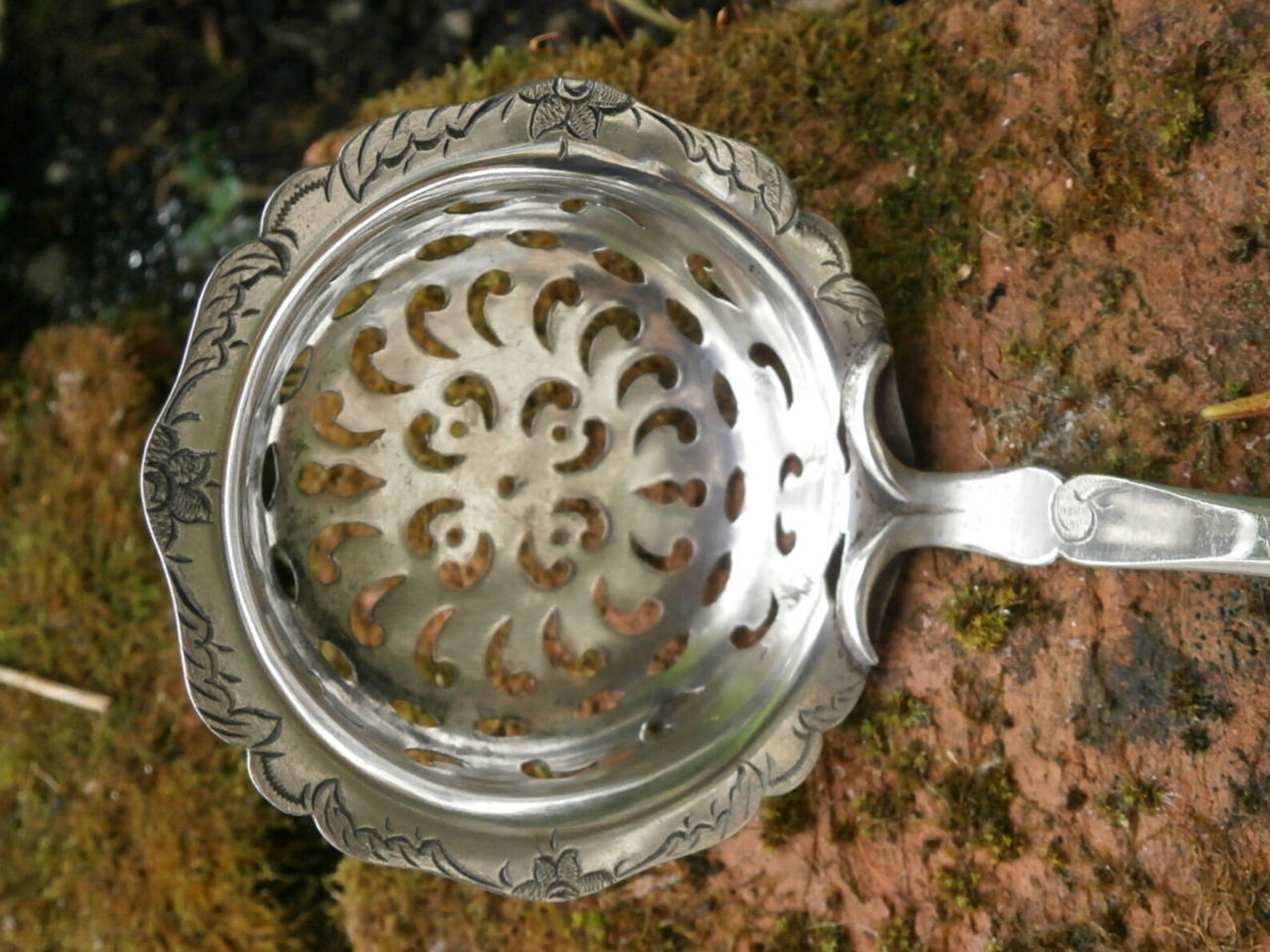 Hallmarked Silver Sugar Sifter Spoon | Etsy UK