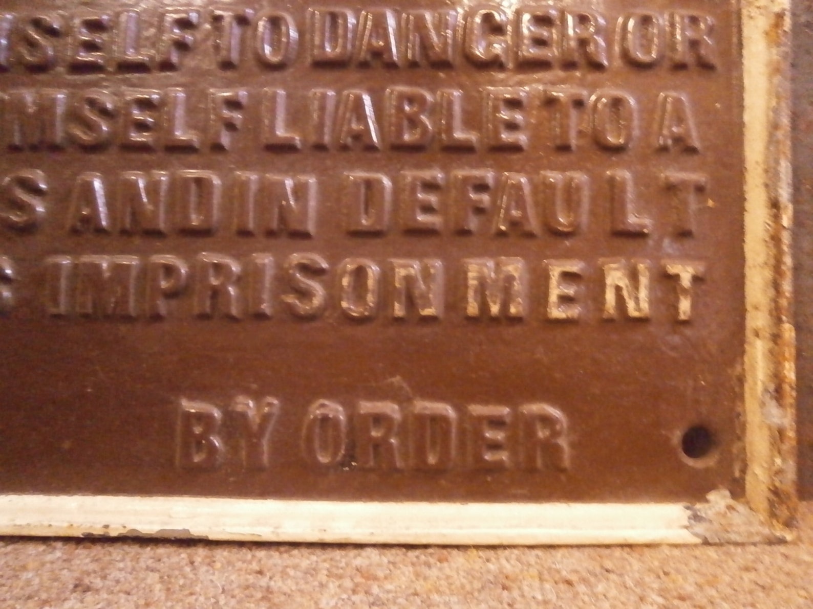 Great Western Railway GWR Cast Iron Notice Original Sign - Etsy UK