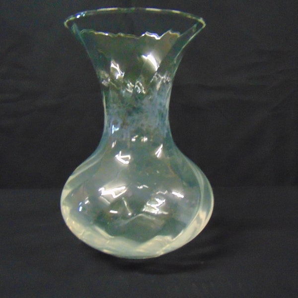 Caithness Glass Vase - Etsy UK