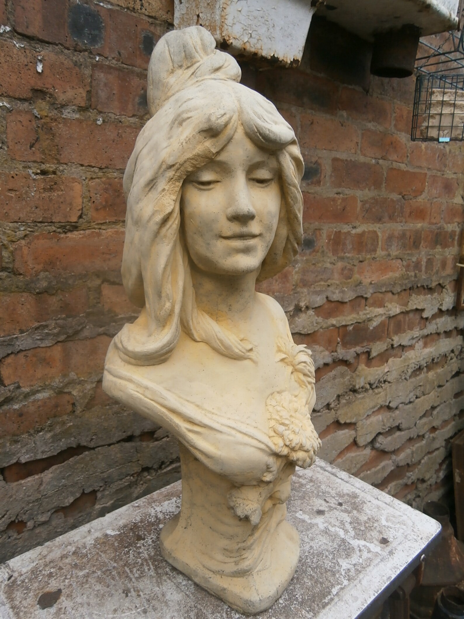 Large Cast Stone Bust - Etsy UK