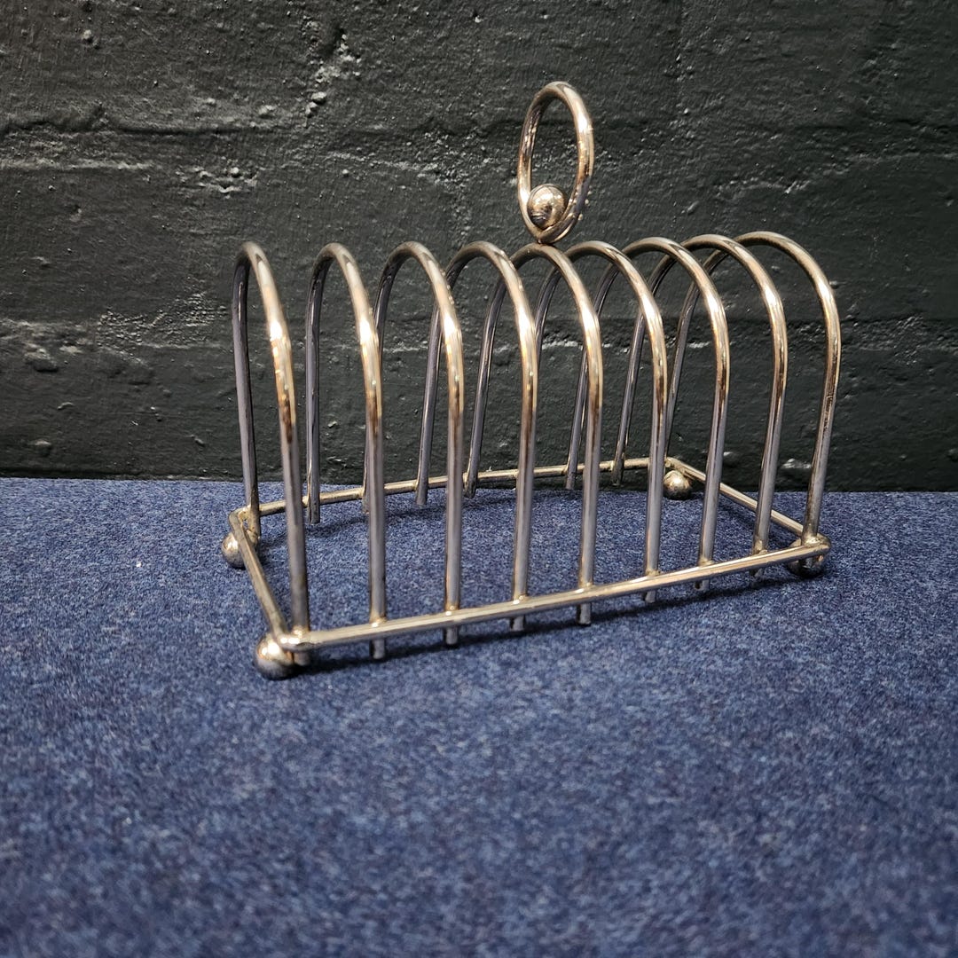 Silver Plated 8 Slice Toast Rack, Circa 1950s - Etsy