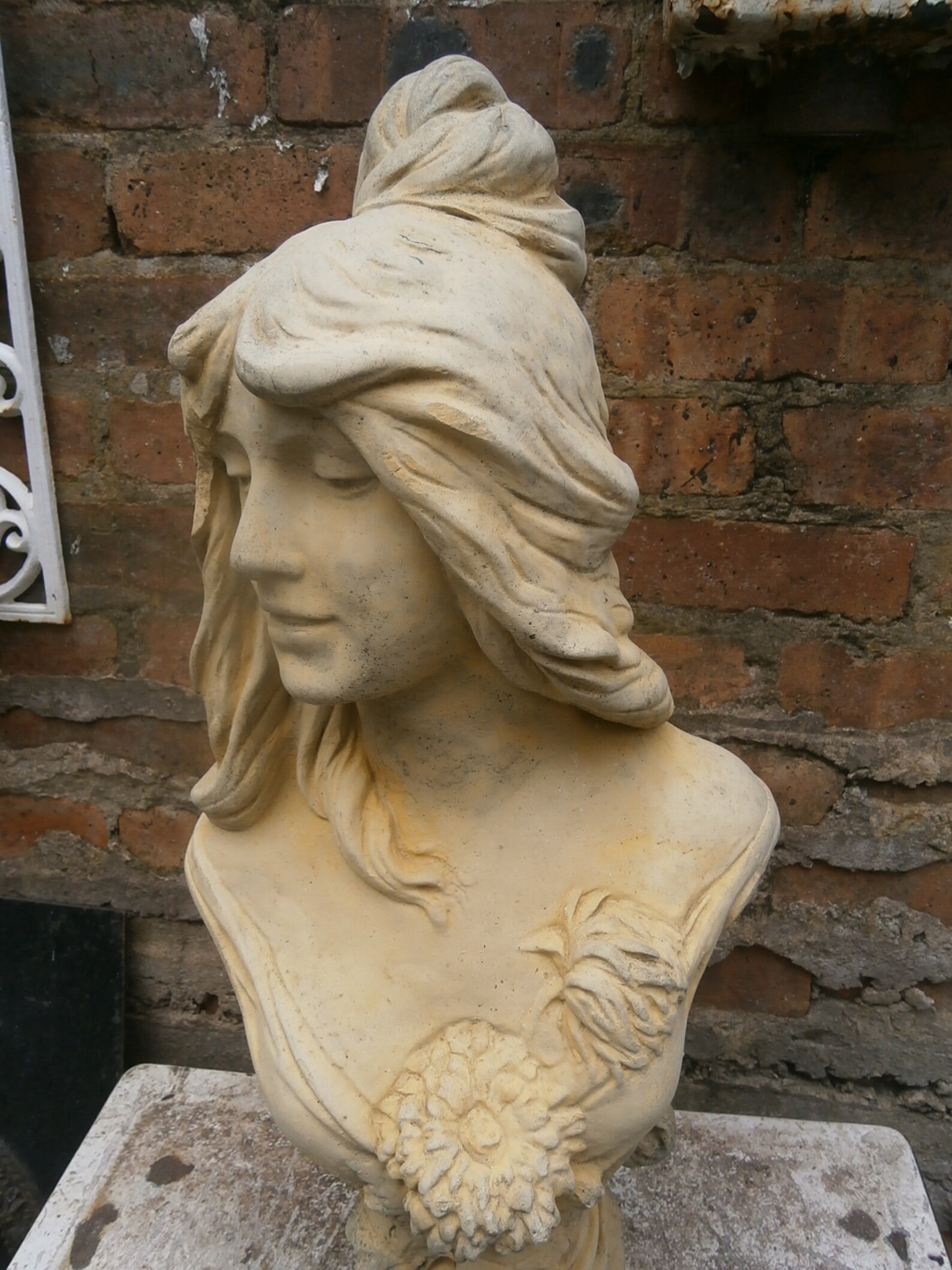 Large Cast Stone Bust - Etsy UK