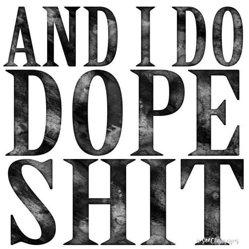 My Life is Dope * 8x8 * Kanye & Dave Chappelle Inspired * Set of 2 ...