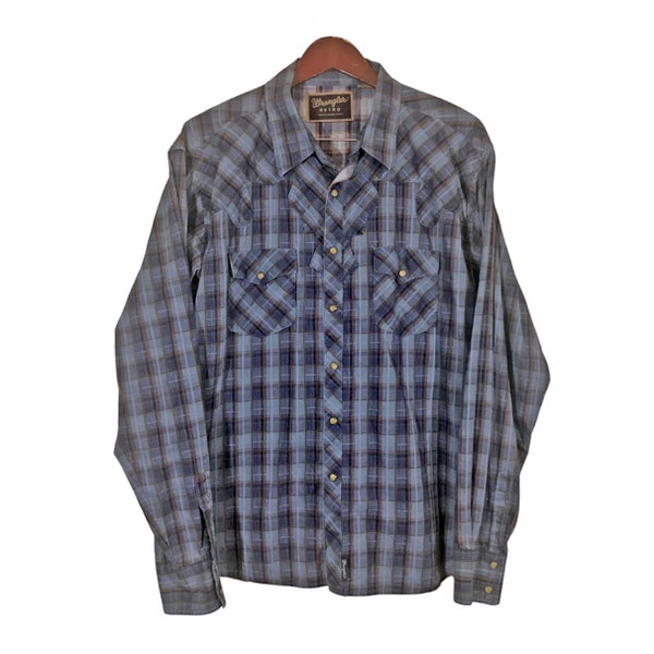 Wrangler Flannel - Etsy