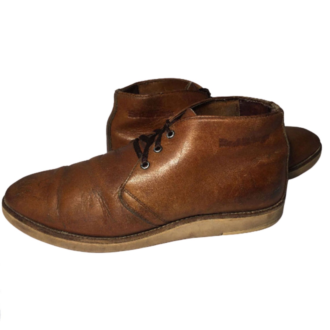 RED WING® 595 Heritage Chukka Brown Leather Boots Men Size 9.5 - Etsy