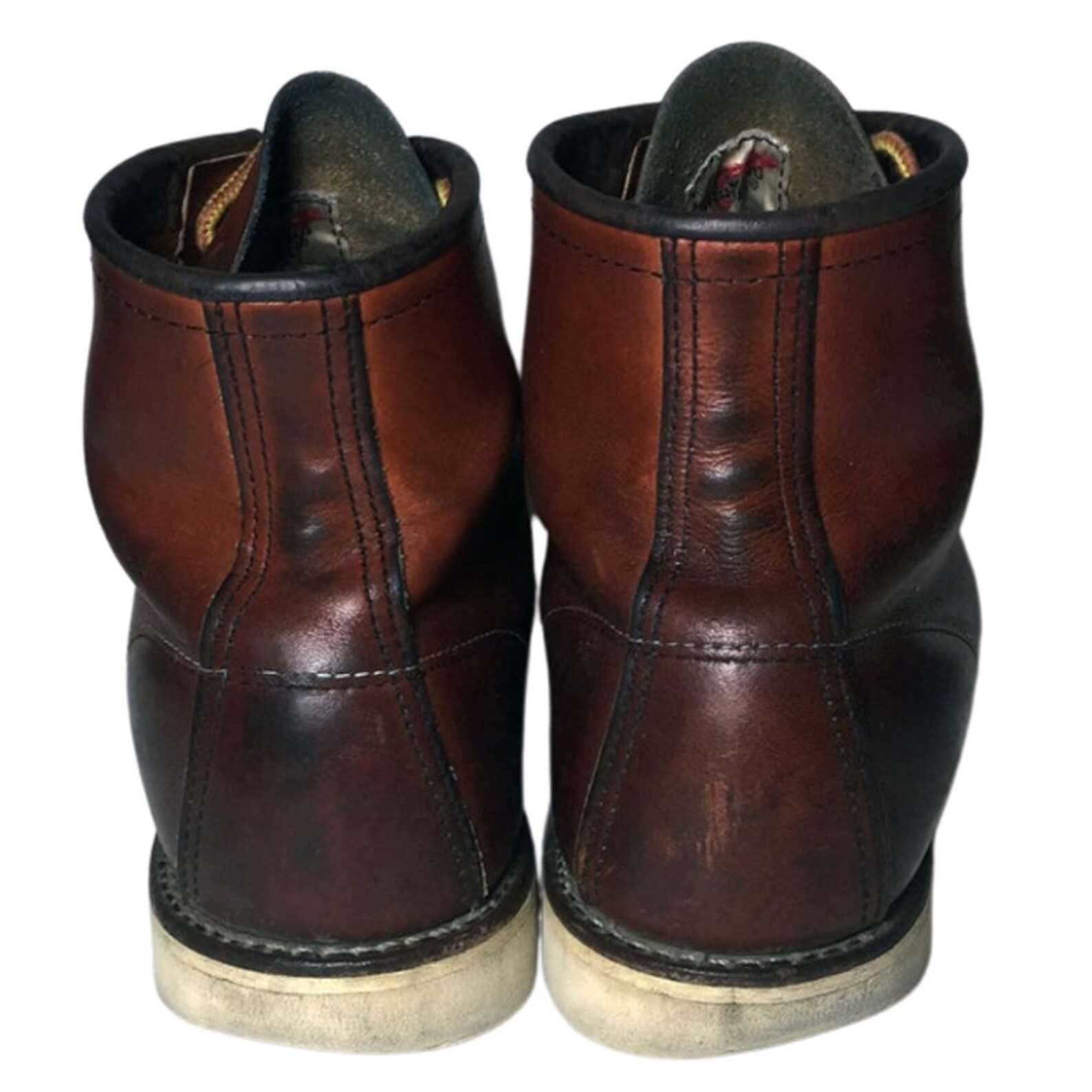 RED WING® 875 BROWN Leather Lace up Boots Men's Size 9 D || Military ...