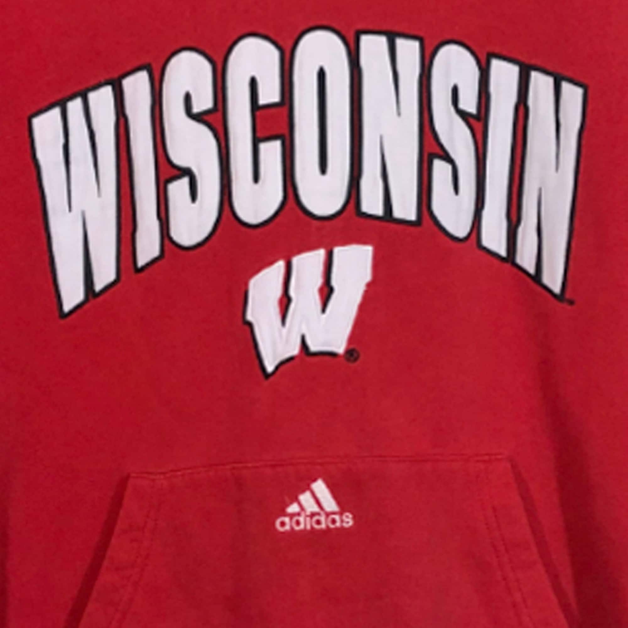 UNIVERSITY of WISCONSIN Madison Badgers Red Embroidered Adidas - Etsy UK