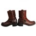 FRYE 87400 Harness Brown Leather Riding Biker Motorcycle Boots Men's ...