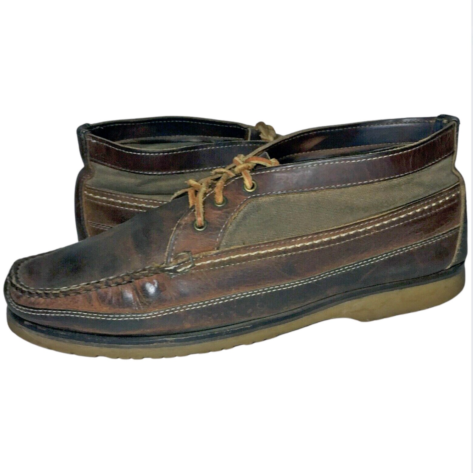 RED WING® 9184 WABASHA Chukka Brown Leather Lace up Boots Men's Size 12 ...