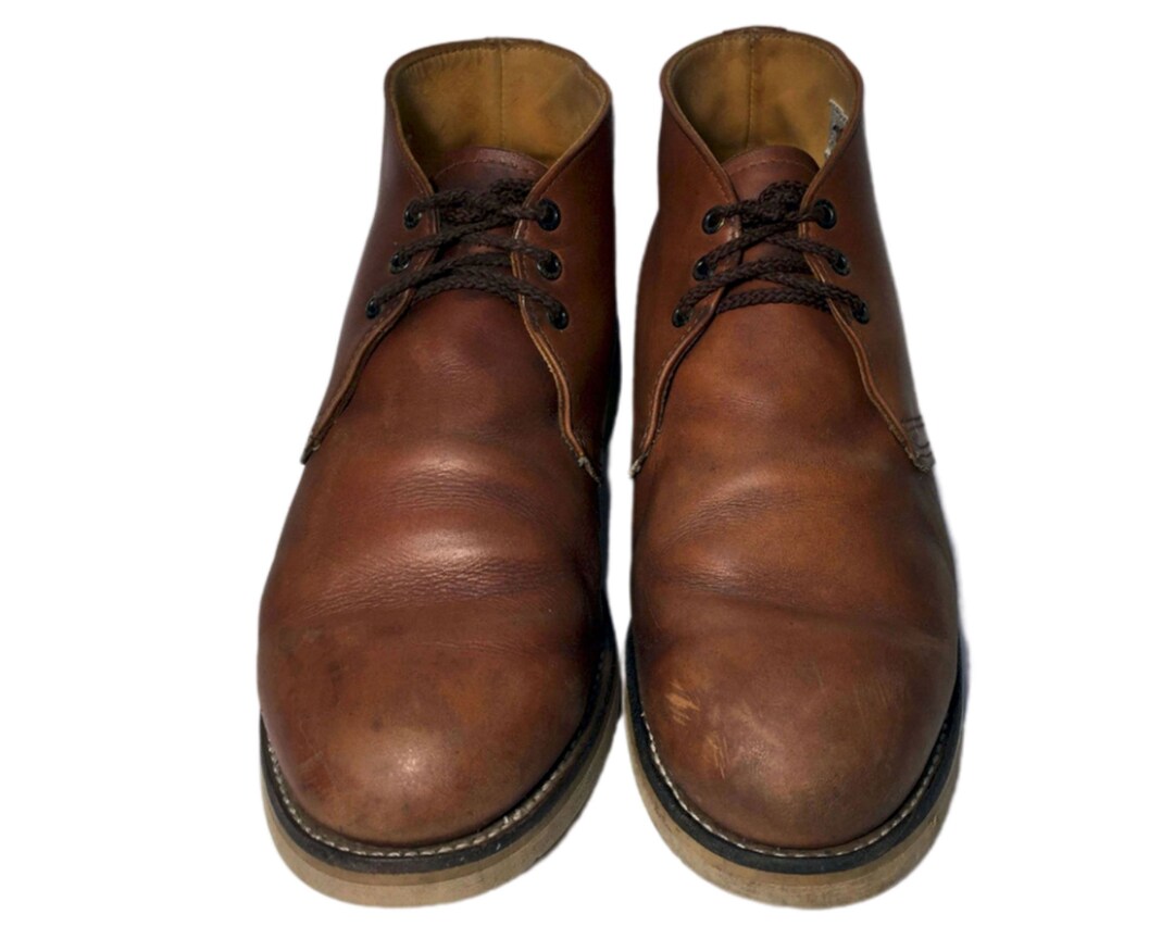 RED WING® 595 HERITAGE Brown Leather Lace up Boots Men Size 12 E.E ...