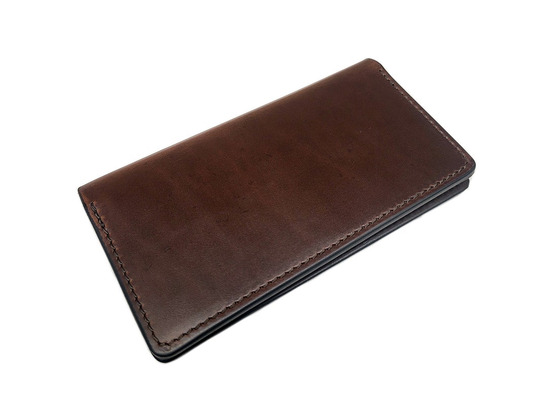 Horween Leather Checkbook Cover, Chromexcel Check Book Cover - Etsy