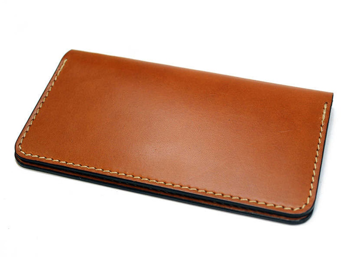 Personalized Leather Checkbook Cover Check Book Cover Tan or - Etsy
