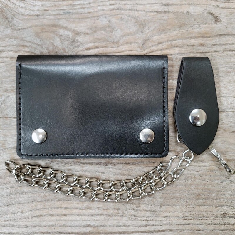 Biker Wallet - Etsy