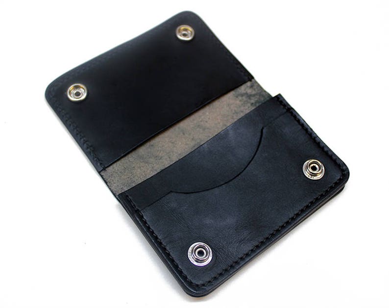 Chain Wallet Biker Wallet Mens Leather Wallet Small Biker - Etsy