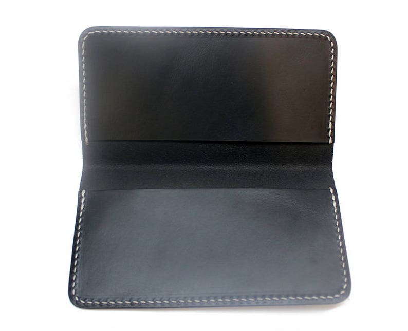 Black Leather Checkbook Cover, Free Initial Monogram Personalization - Etsy