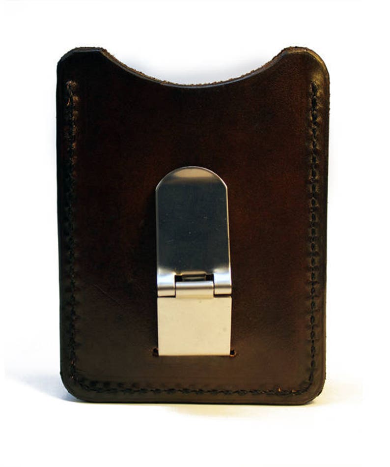Leather Money Clip Wallet Personalized Money Clip Flip Clip - Etsy