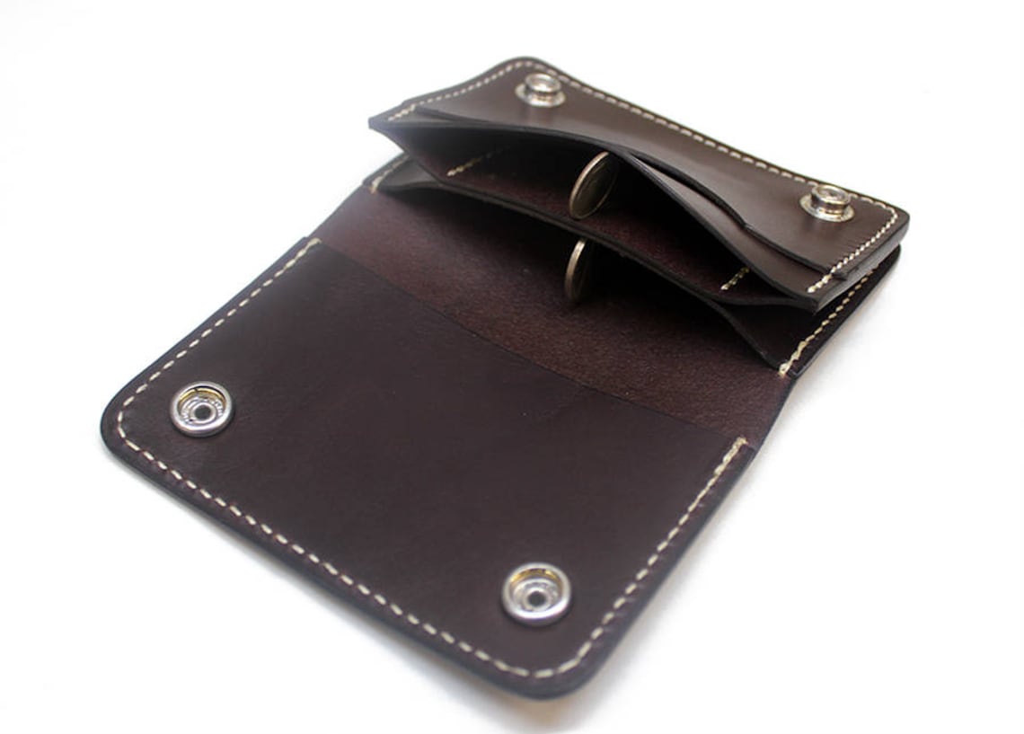 Chain Wallet Biker Wallet Mens Leather Wallet Small Biker - Etsy