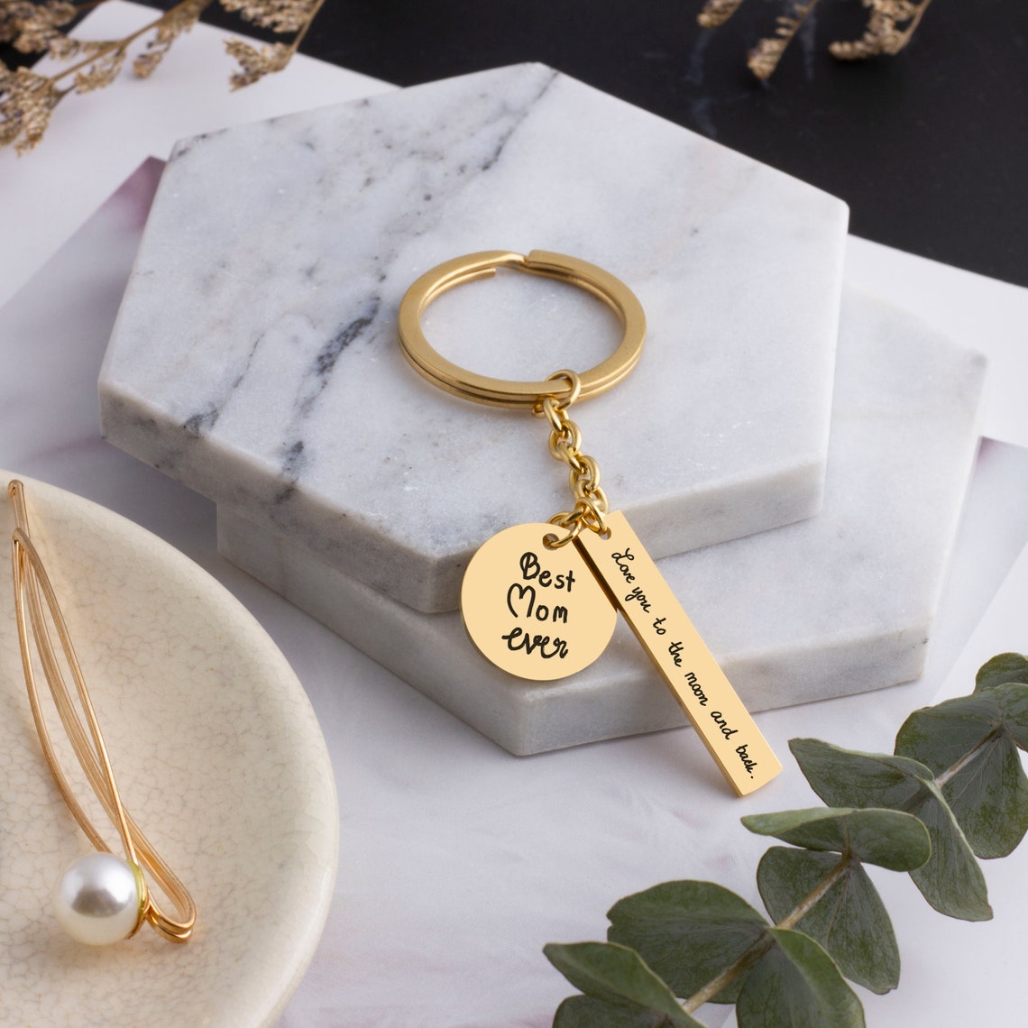 Personalized Engrave Keychain From Actual Hand Writing Family - Etsy